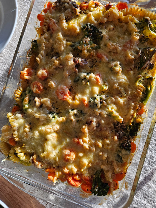 Kylling og pasta i form :: Tom og Nina sin private blogg